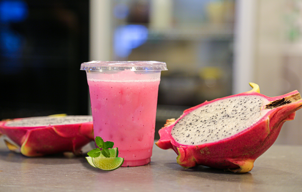 Sour Dragonfruit Pomegranate Boba Recipe - Boba Nutrition