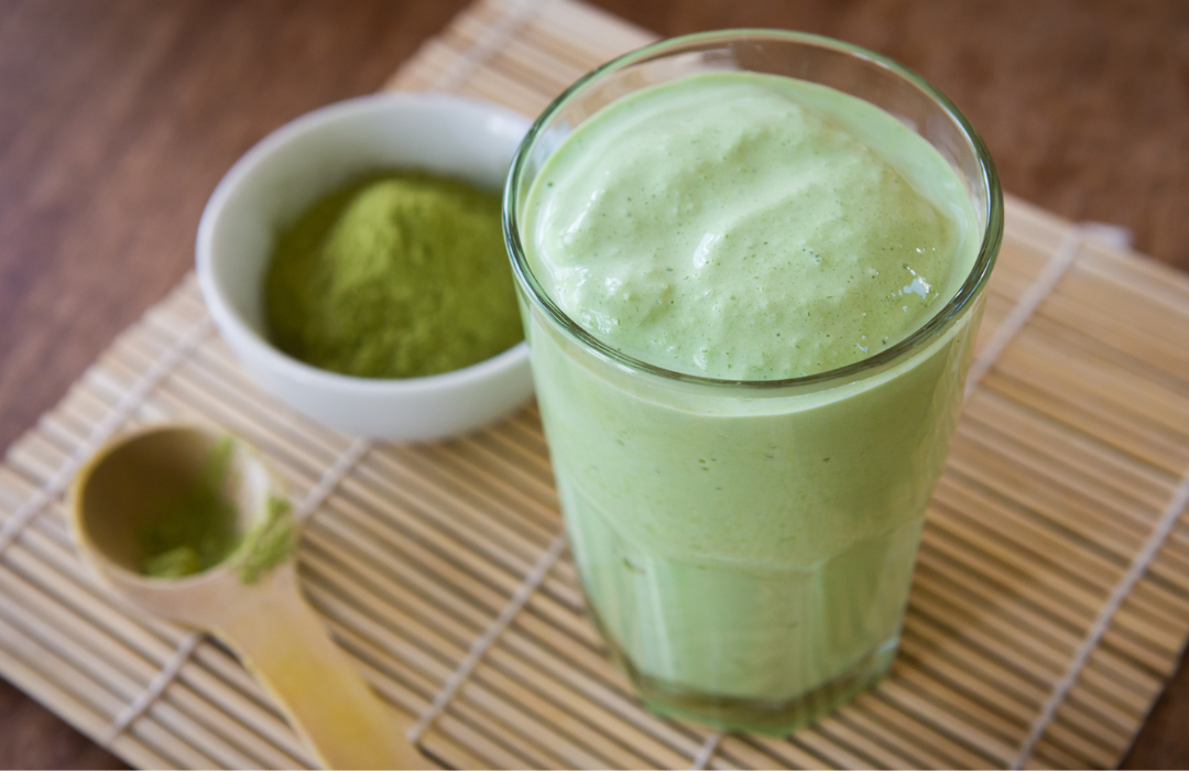 Matcha Bubble Tea Protein Smoothie - Boba Nutrition