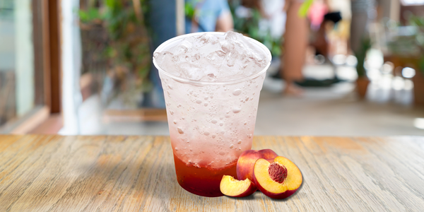 Peach Iced Tea Boba Collagen Refresher | Boba Nu - Boba Nutrition