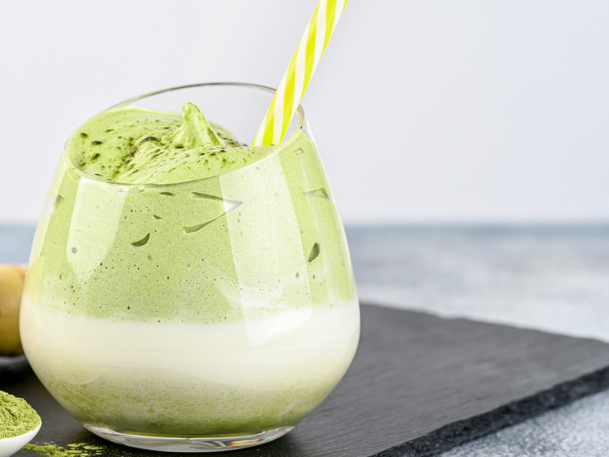 Vanilla Matcha Latte Protein Milkshake - Boba Nutrition