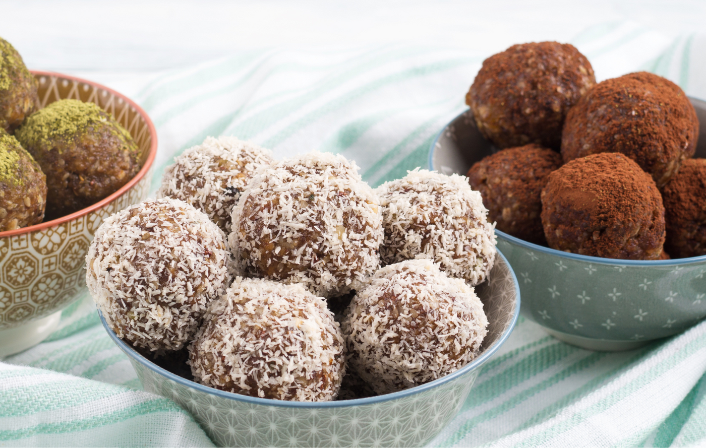 No-Bake Milk Tea Protein Balls - Boba Nutrition